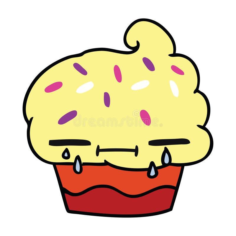 Cartoon Cupcake Sad Stock Illustrations – 336 Cartoon Cupcake Sad Stock ...