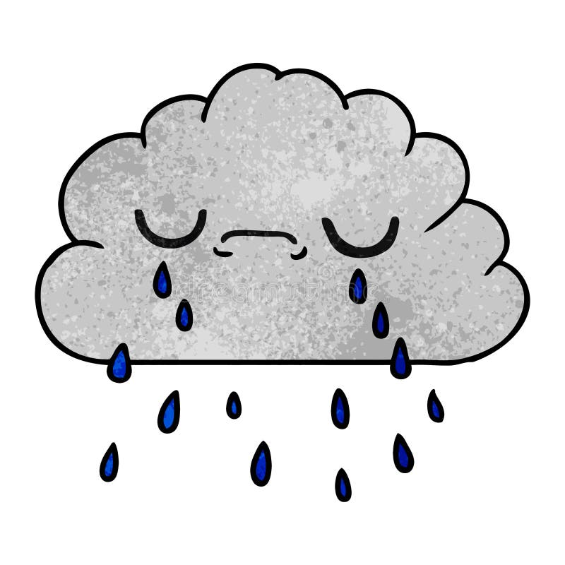 Cartoon Crying Rain Cloud Stock Illustrations – 225 Cartoon Crying Rain ...