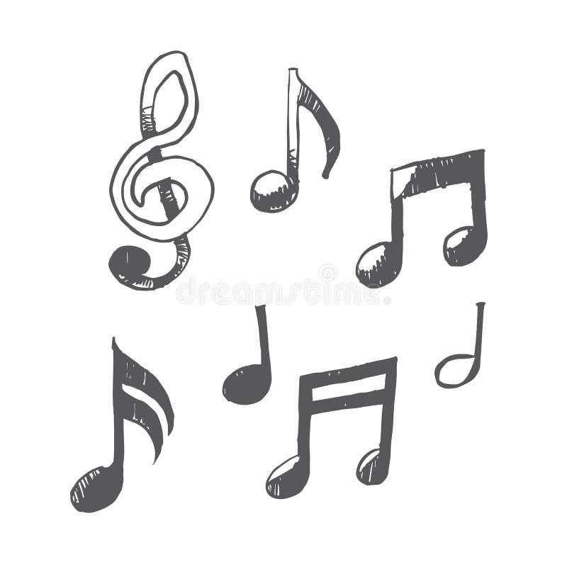 Sketch Pen Music Notes Stock Illustrations – 176 Sketch Pen Music Notes ...