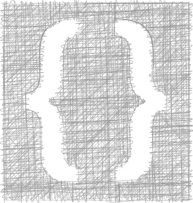 Freehand Symbol stock vector. Illustration of drawing - 101205862