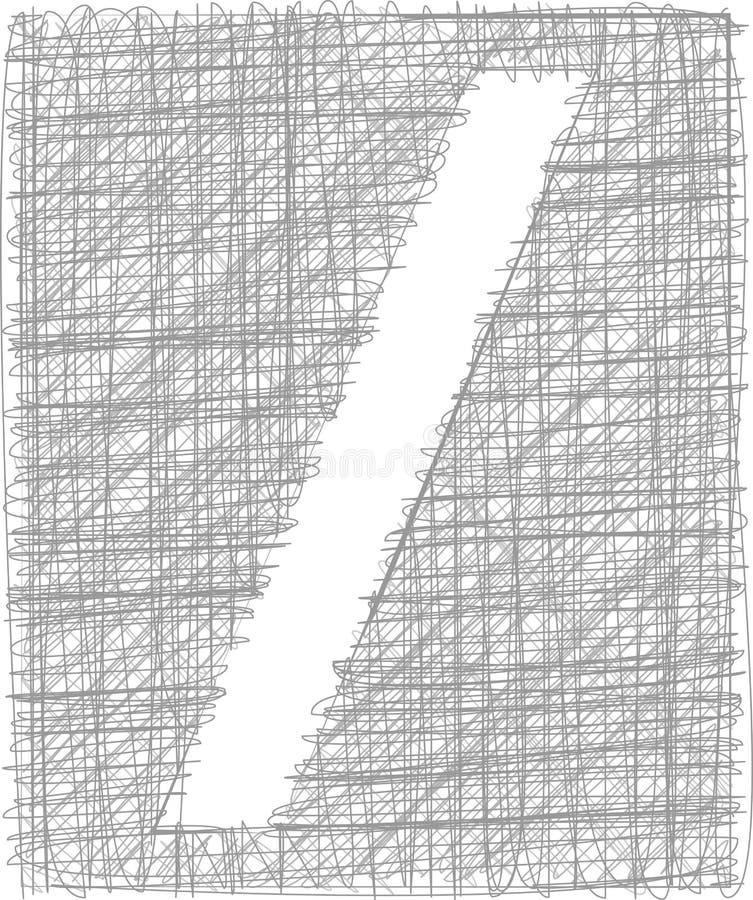 Freehand Symbol stock vector. Illustration of artistic - 101205808