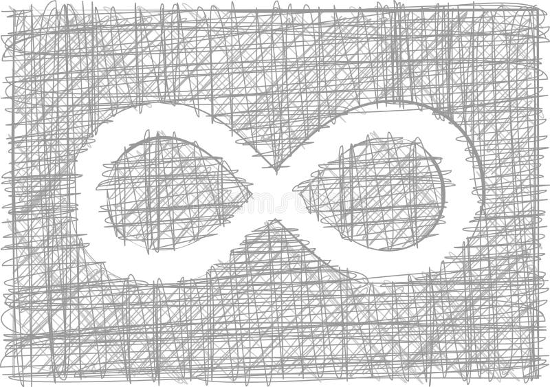 Freehand Symbol stock vector. Illustration of rough - 101209717