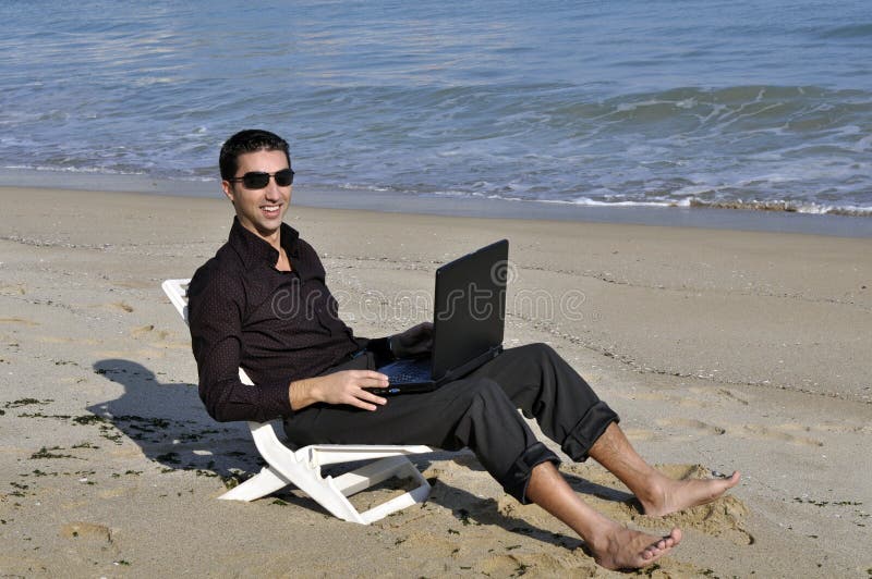 Freelance stock image. Image of coast, concept, happy - 22128433