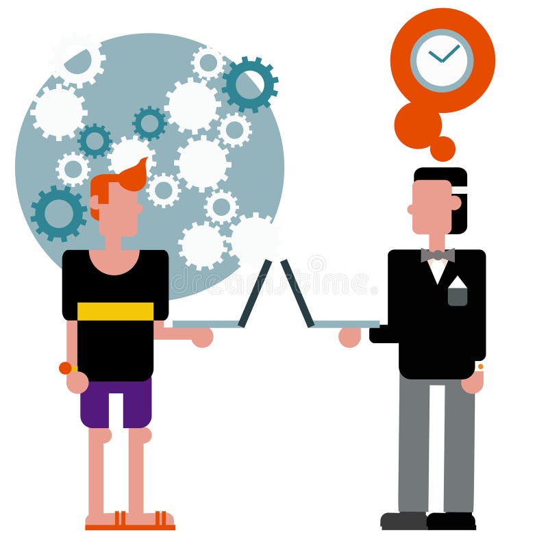 Freelance stock illustration. Illustration of idea, chart - 54791234