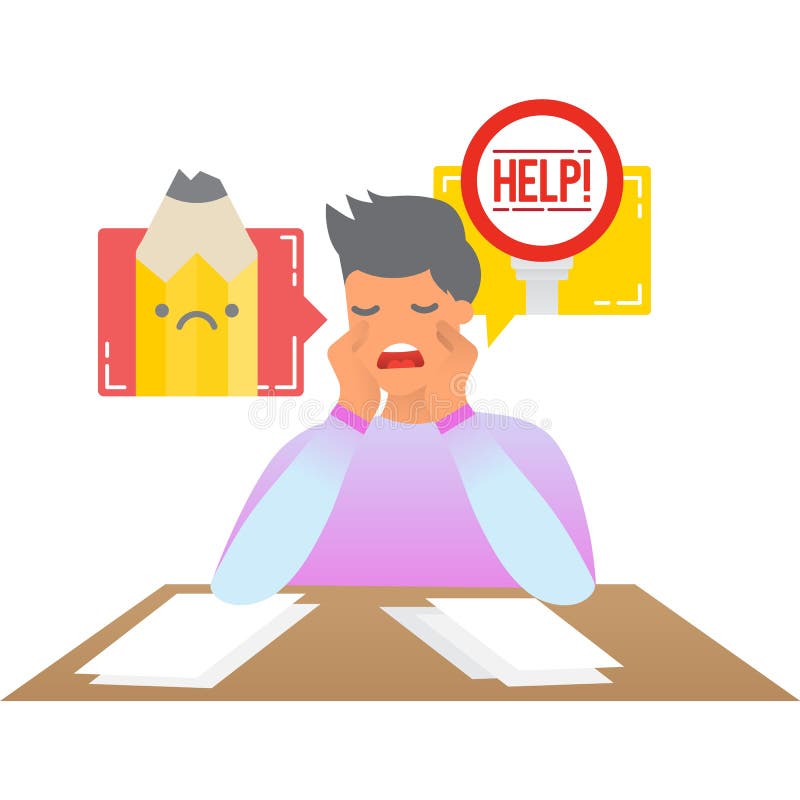 Freelance Icon Creative Crisis and Burnout Vector Stock Vector ...