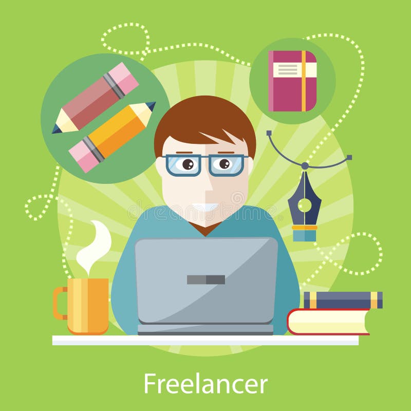 Freelancer Background Stock Illustrations – 19,270 Freelancer ...