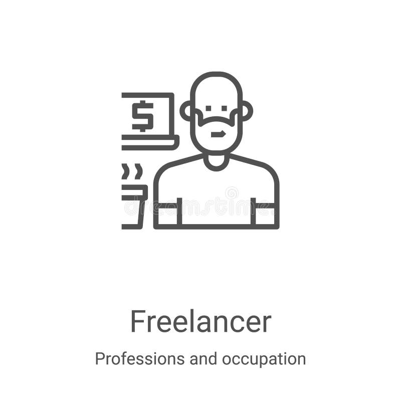 Freelancer Outline Stock Illustrations – 5,614 Freelancer Outline Stock ...
