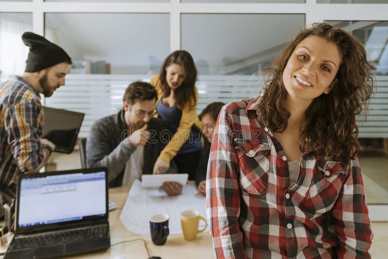 Freelancer in the Office stock photo. Image of people - 88658850