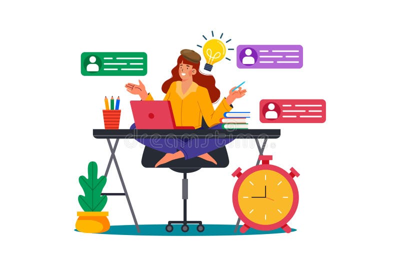 Emergency Dispatcher Handling Multiple Emergency Calls at Once Stock ...