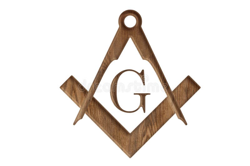 The Masonic Square and Compass Symbol, Freemason Stock Vector ...