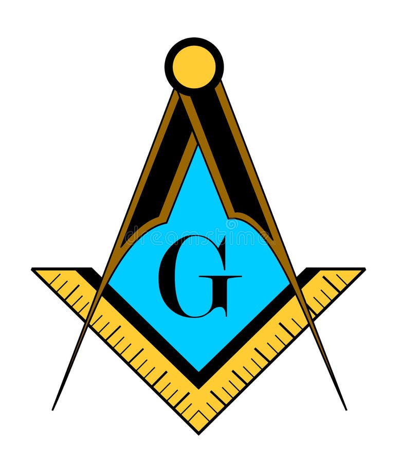 Freemason symbol stock illustration. Illustration of close - 5734702