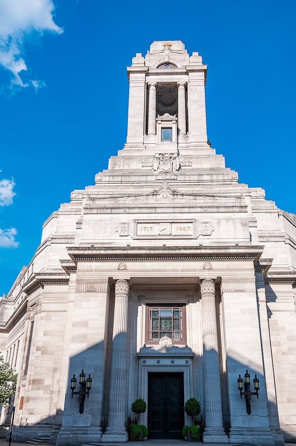 Freemasons Hall, London stock image. Image of freemasons - 73660057