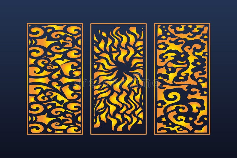 Panels Vector Mdf Grill Design Stock Illustrations – 4 Panels Vector ...