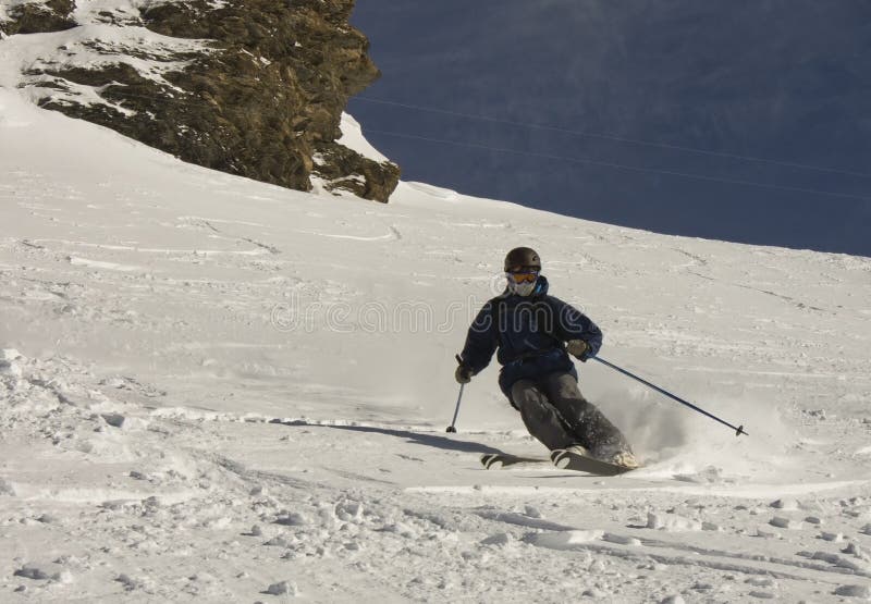 Freeride skier stock image. Image of freeride, france - 29271949
