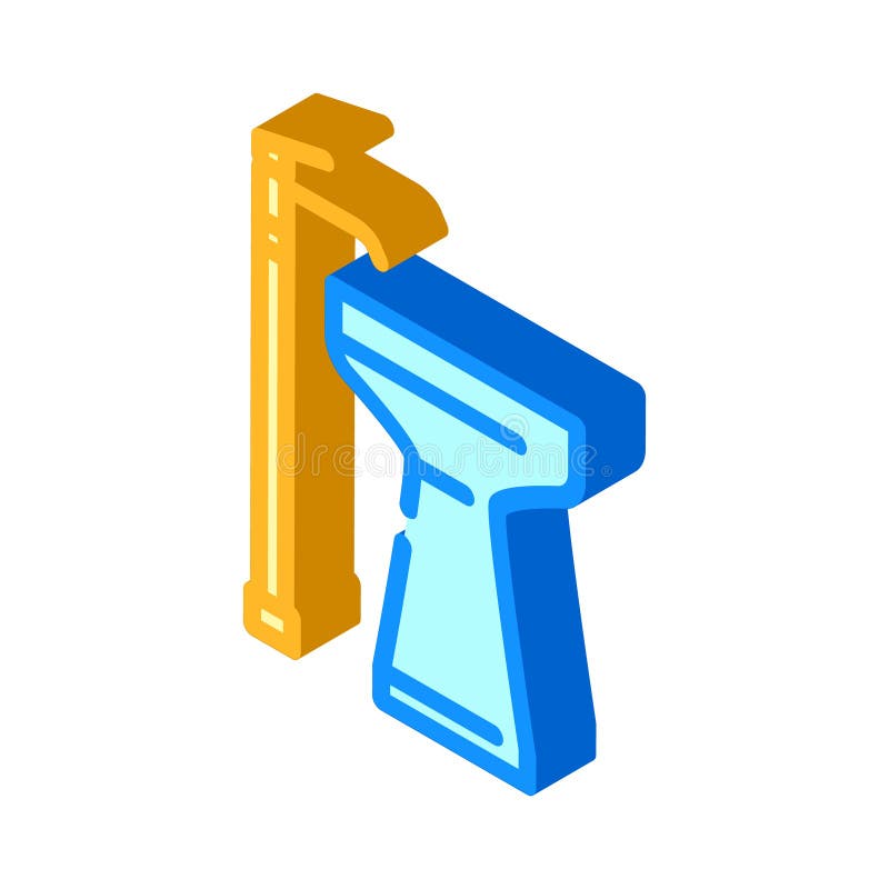 Freestanding Sink Isometric Icon Vector Illustration Stock Vector ...