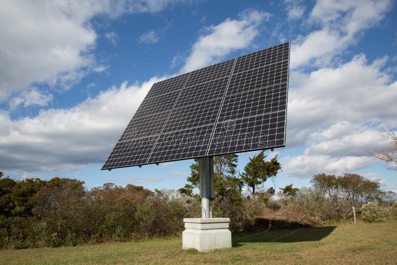 Rotating solar panels stock photo. Image of cells, ecology - 28054474