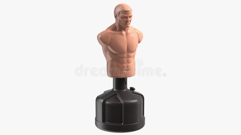 Freestanding Training Dummy with Torso for Boxing Practice Stock Photo ...