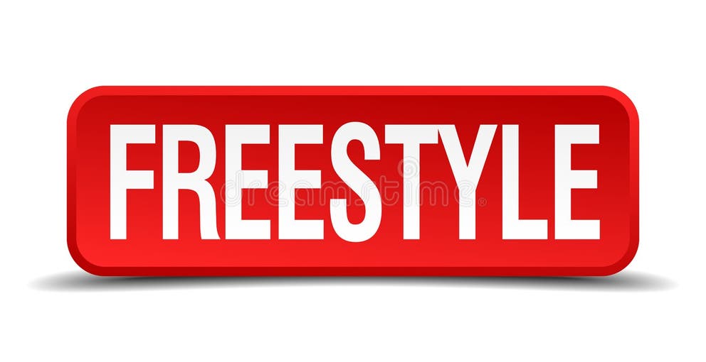 Freestyle button stock vector. Illustration of modern - 121047243