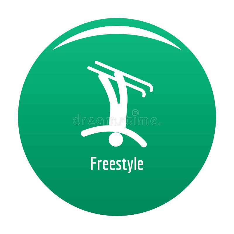 Freestyle Icon in Trendy Design Style. Freestyle Icon Isolated on White ...