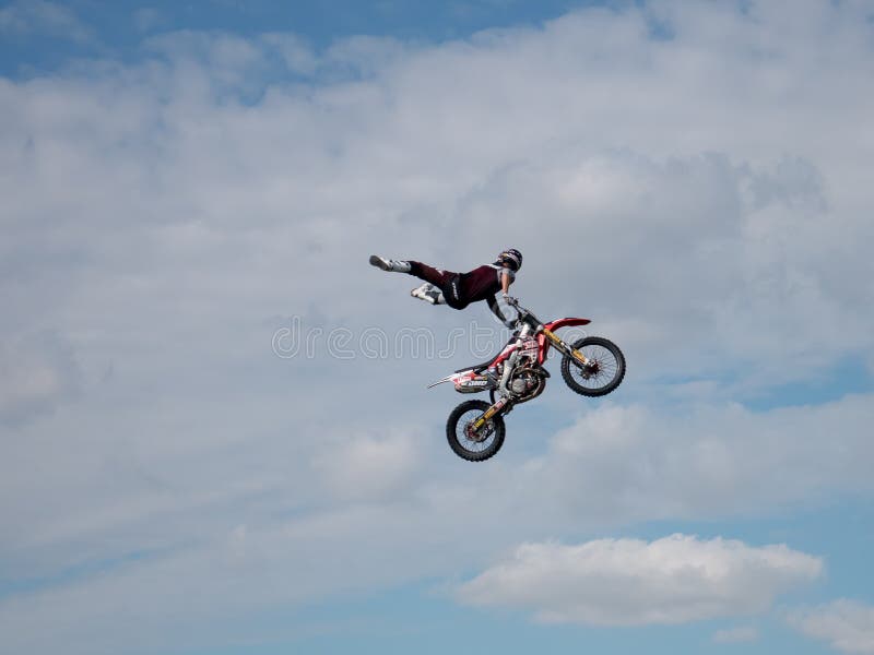 Freestyle Motocross - High Jump Editorial Stock Photo - Image of high ...