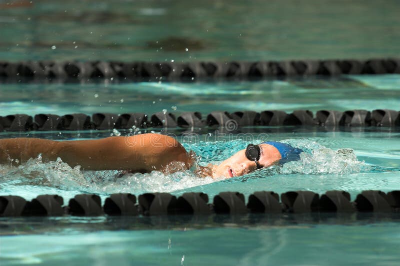Freestyle swimmer stock image. Image of swim, triathlete - 1277971