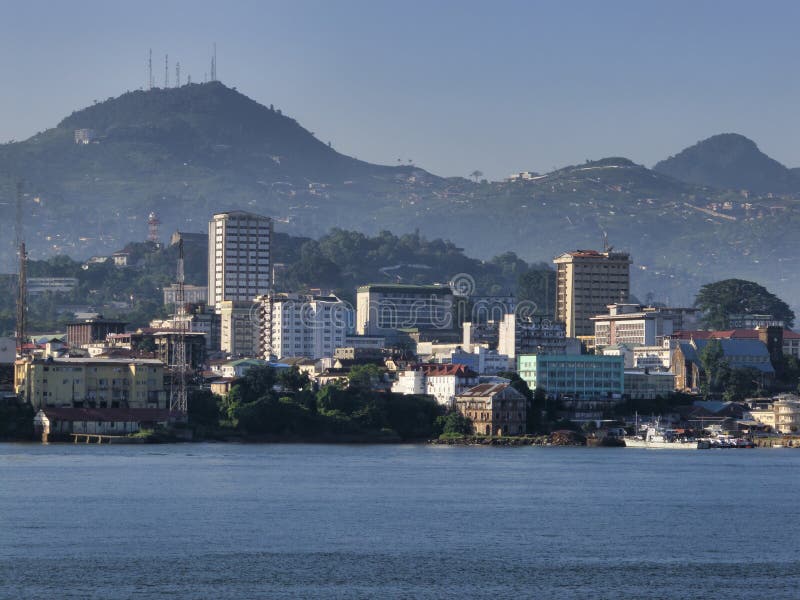 Freetown the Harbour of Sierra Leone Stock Image - Image of harbor ...