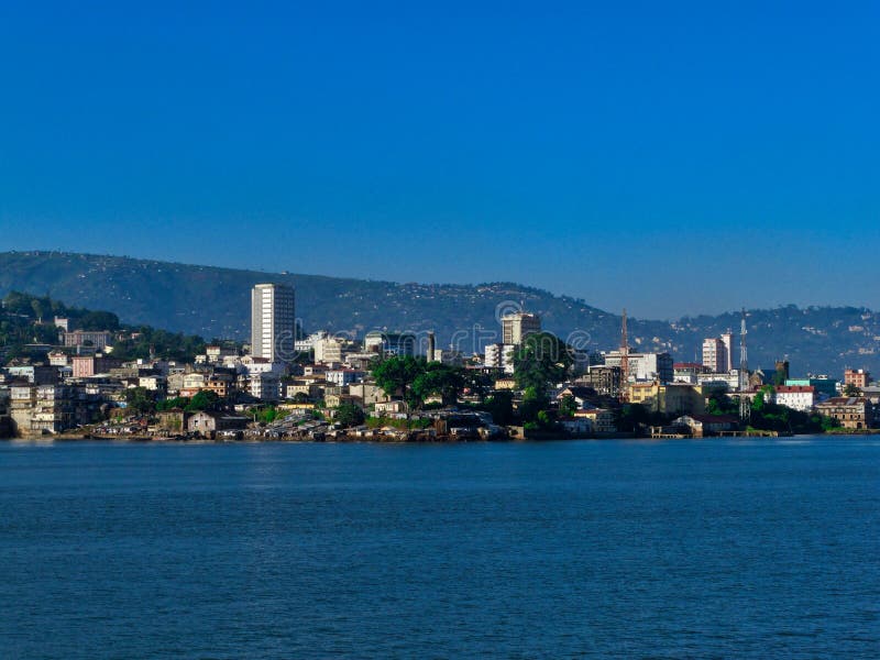 Freetown on map stock photo. Image of city, geographical - 114070070