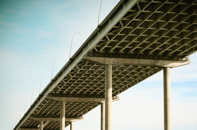 Freeway bridge stock image. Image of sunset, transportation - 29133195