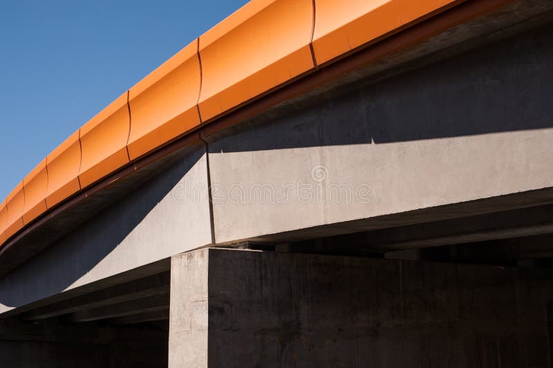 Freeway Bridge Architecture Stock Image - Image of angle, action: 40072633