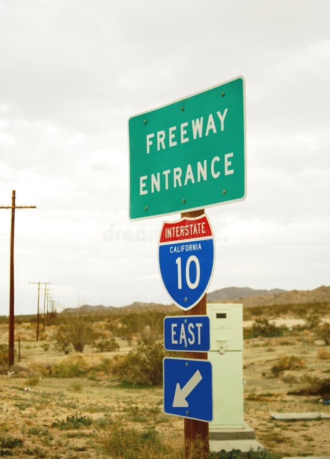Freeway Entrance stock photo. Image of exit, clouds, expressway - 15439458