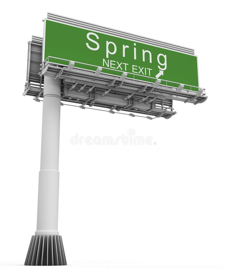 Freeway Exit Sign Spring Stock Illustrations – 4 Freeway Exit Sign ...