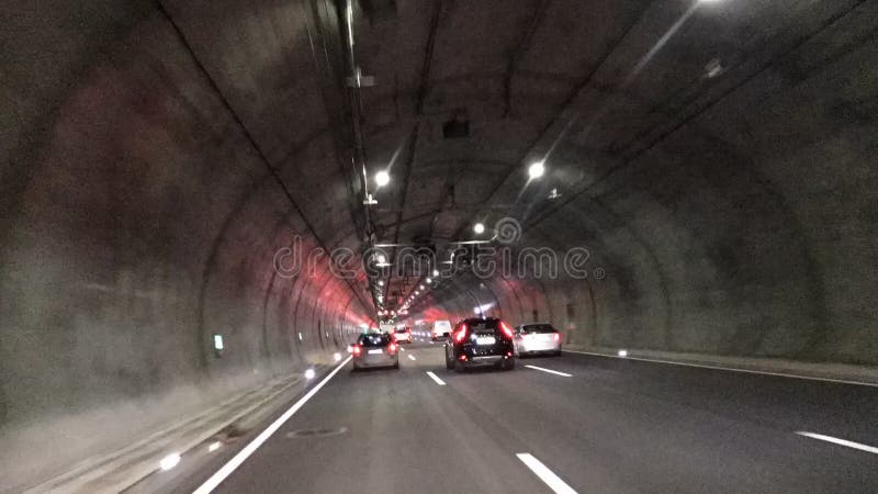 Expressway through the Tunnel Stock Footage - Video of road, german ...