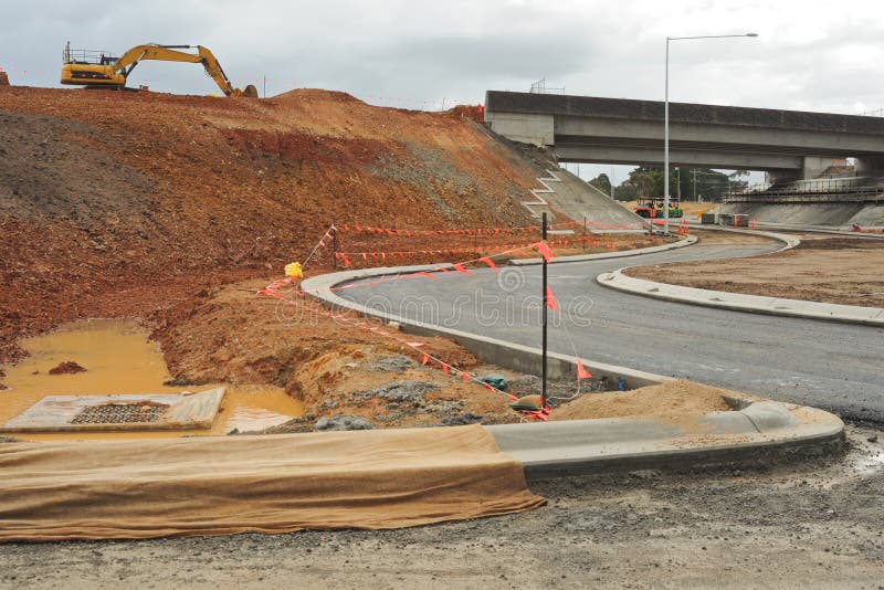 Construction site stock photo. Image of highway, digging - 2492716