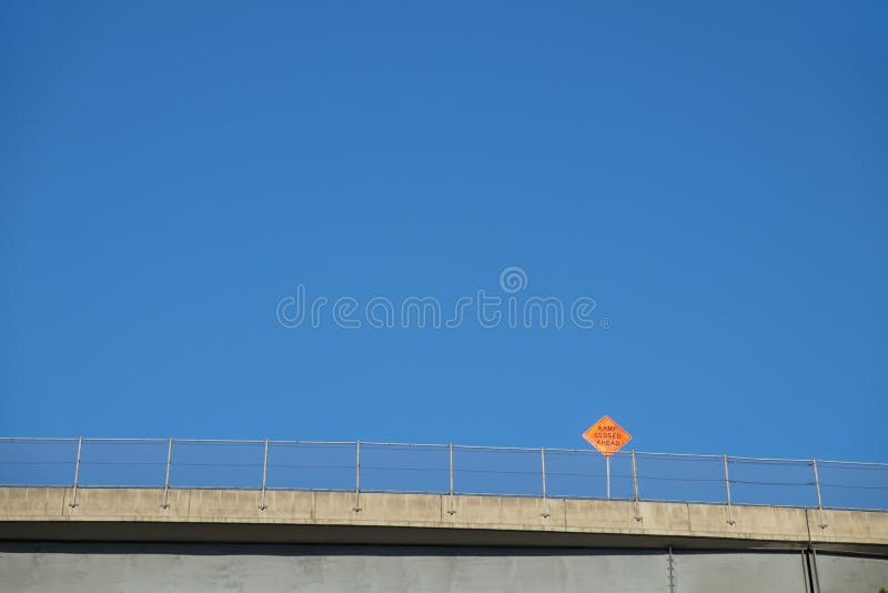 Ramp Ahead Roadworks Sign on UK Motorway Stock Photo - Image of ramp ...