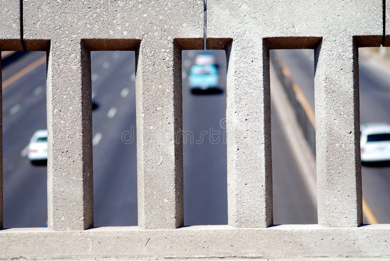 Freeway Overpass Wall stock image. Image of business, background - 3300585