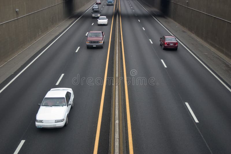 Freeway Traffic stock photo. Image of divider, travel, freeway - 246306