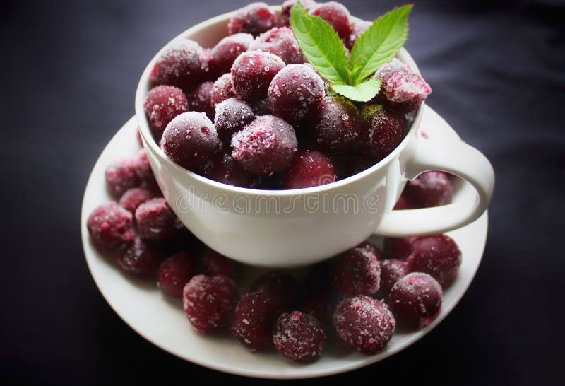 Cherry Freeze stock photo. Image of background, healthy - 118728506