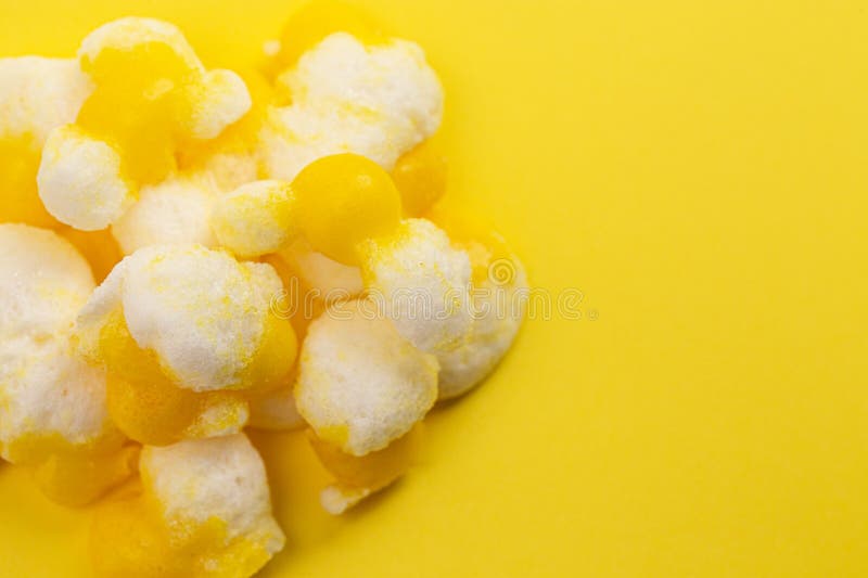 Freeze Dried Fruit Flavored Candy Isolated on a White Background Stock ...