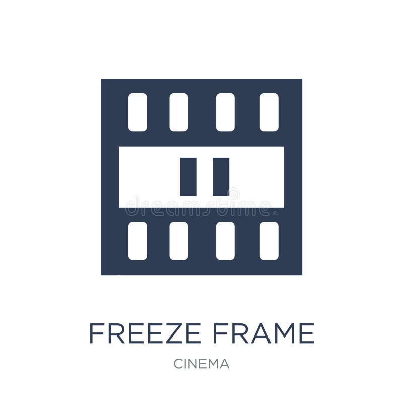 Freeze Frame Icon. Trendy Flat Vector Freeze Frame Icon on White Stock ...