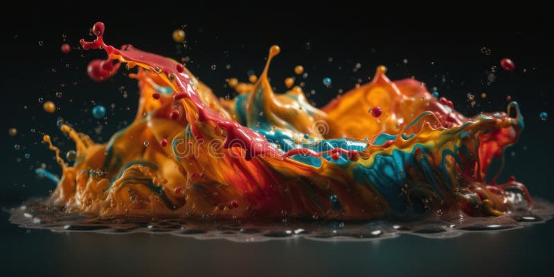 Freeze Motion of Colored Powder Explosions Isolated on Plain Background ...