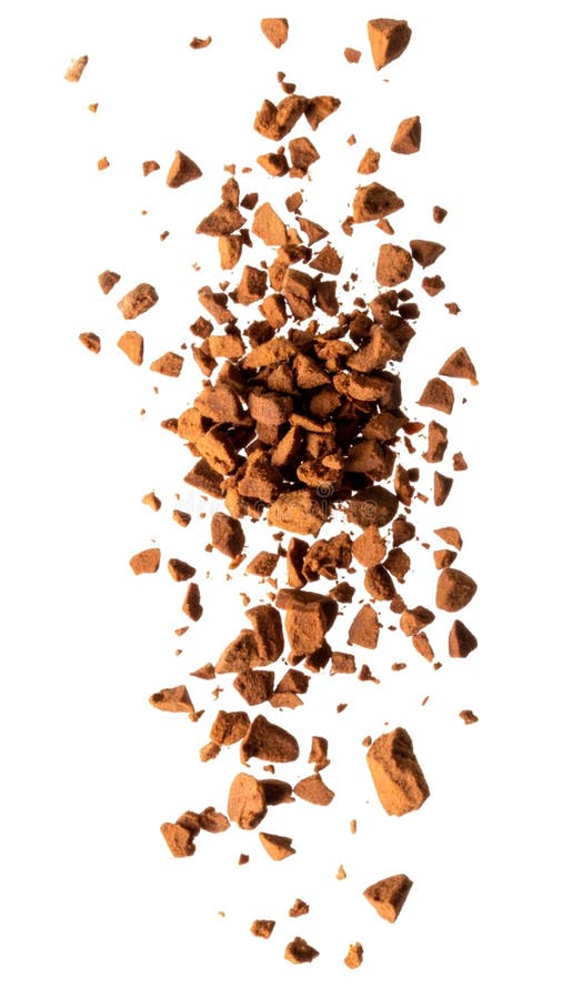 Freeze Motion of Flying Instant Coffee Granules with Transparent ...