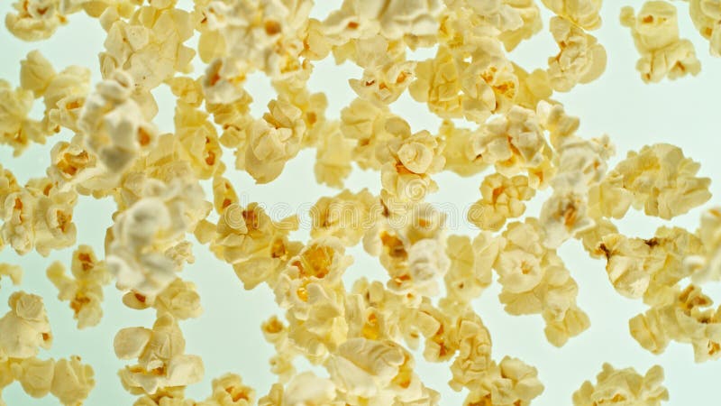 Freeze Motion of Flying Popcorn Up in the Air Stock Photo - Image of ...