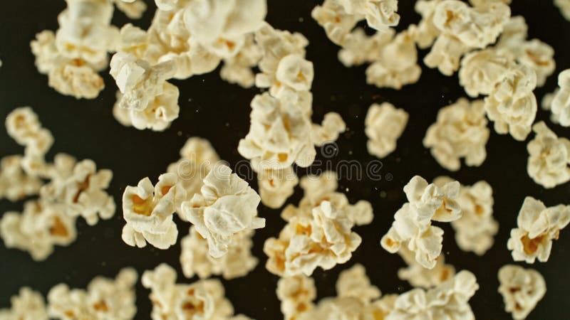 Freeze Motion of Flying Popcorn Up in the Air Stock Photo - Image of ...