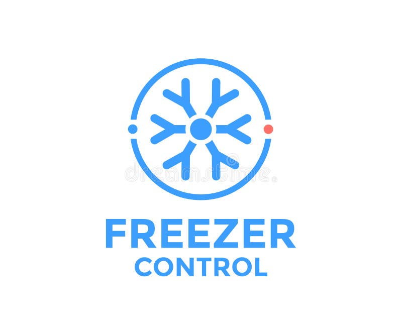 Freezer Control Icon. Automatic Cooling Defrost Symbol Stock Vector ...