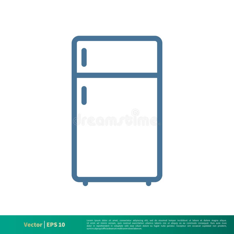 Freezer, Cooler Container Icon Vector Logo Template Illustration Design ...