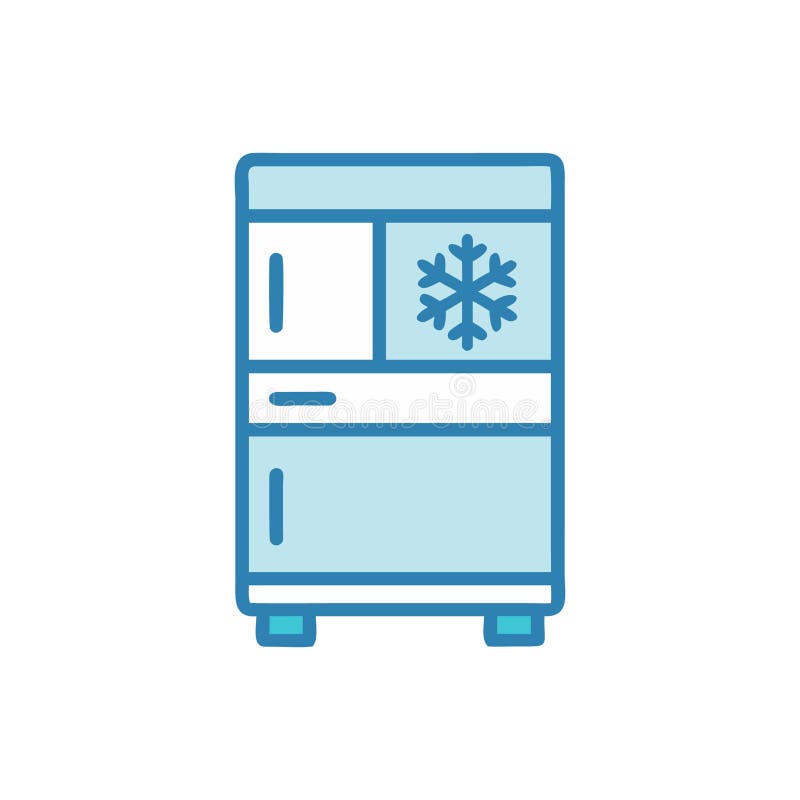 Freezer Icon for Food Storage Stock Illustration - Illustration of icon ...