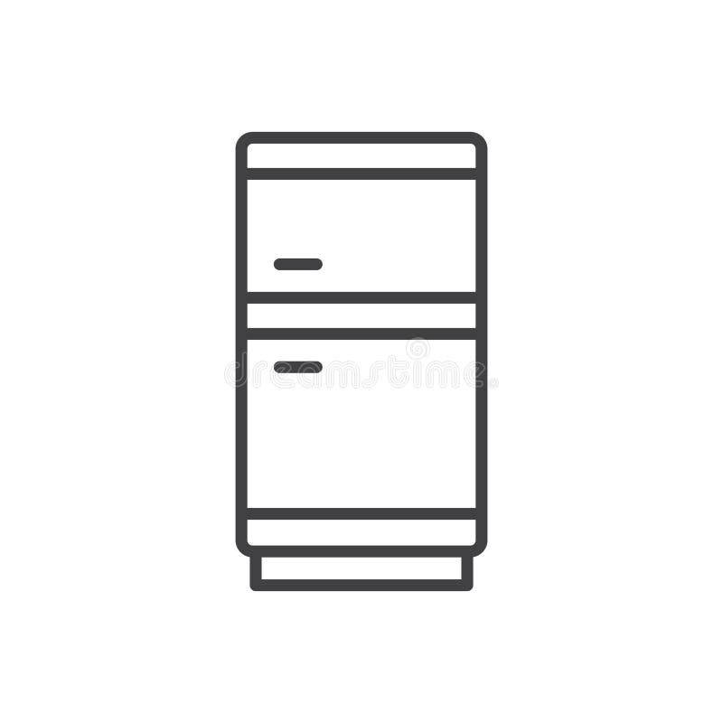Freezer Icon stock illustration. Illustration of freezer - 374790041