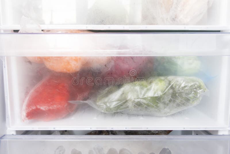 Freezer refrigerator stock image. Image of frozen, refrigerator - 131423463