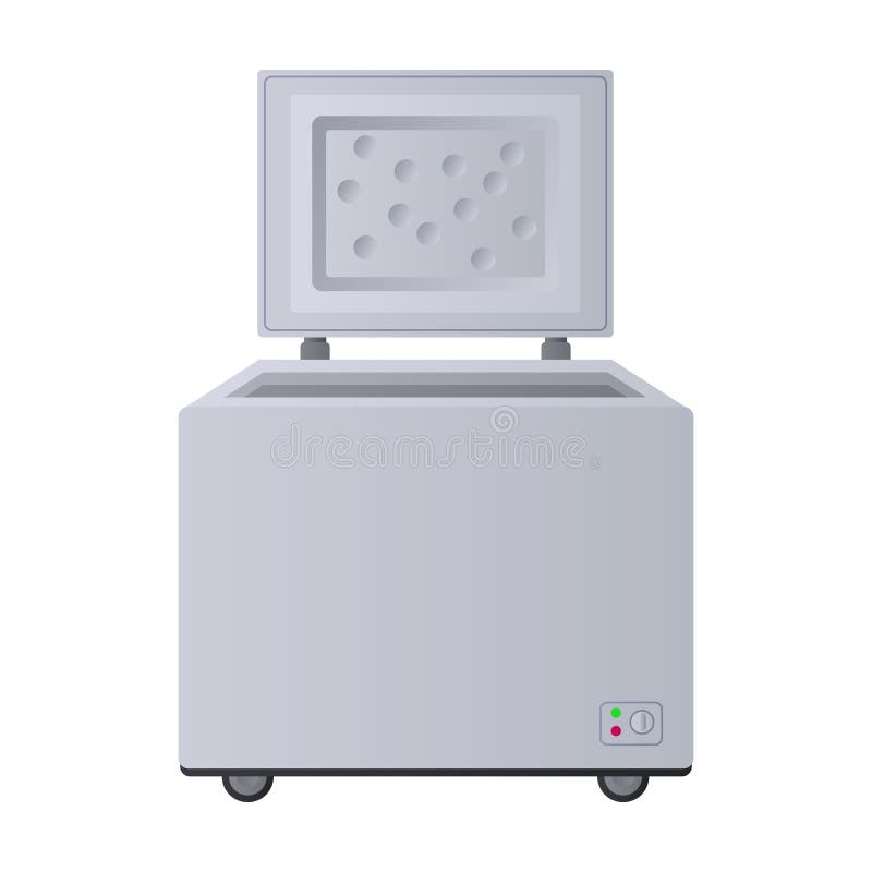 Freezer Vector Icon.Cartoon Vector Icon Isolated on White Background ...