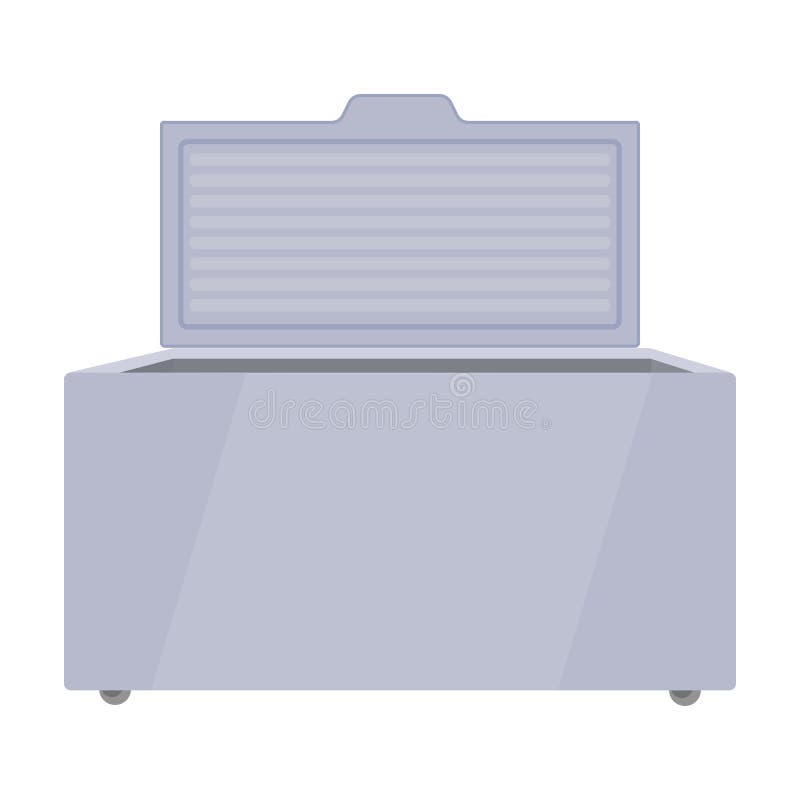 Freezer Vector Icon.Black Vector Icon Isolated on White Background ...